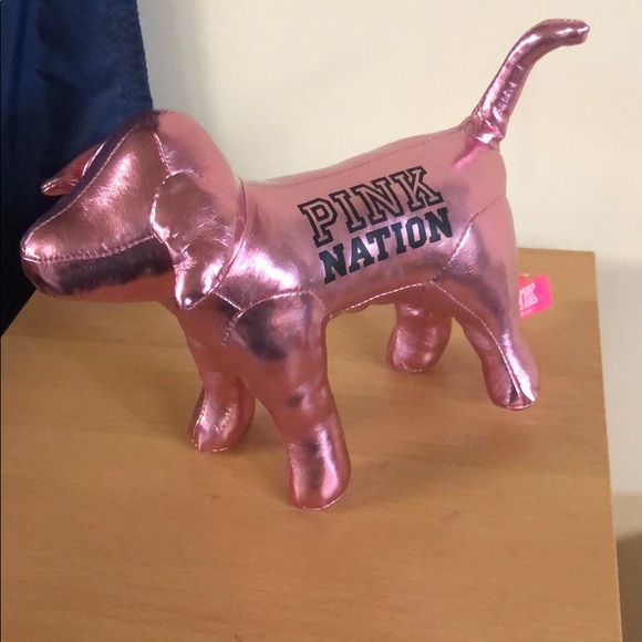 PINK Victoria's Secret | Other | Small Pink Nation Dog | Poshmark